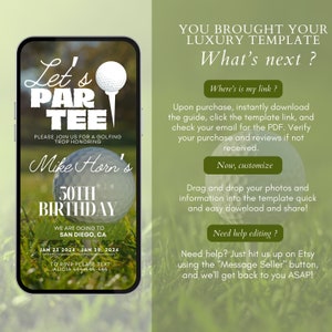 Golf Trip Planner Template, Editable Golf Itinerary, Golf Weekend ...