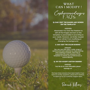 Golf Trip Planner Template - Editable Golf Itinerary, Golf Weekend ...