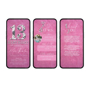 13th Birthday Invitation, Animated 13th Party Invite, 13th Invite ...