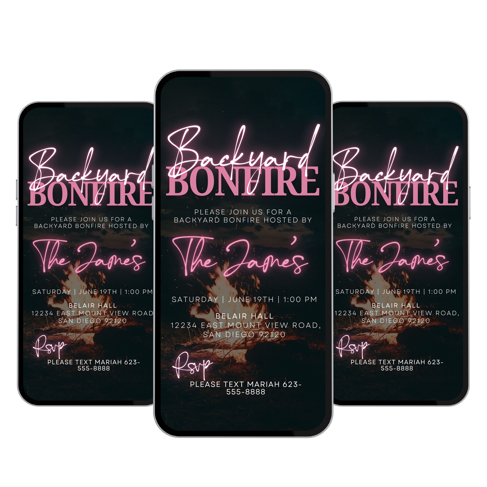 Bonfire Backyard Party, Backyard Bbq, Bonfire Birthday Party, Pink and ...