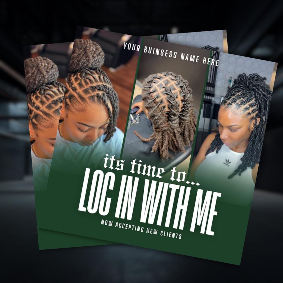 Editable DIY Loc Flyer Template, Instant Download, Customizable Hair ...