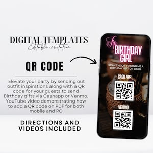 Birthday Dinner Invitation, Digital Birthday Dinner, Digital Birthday ...