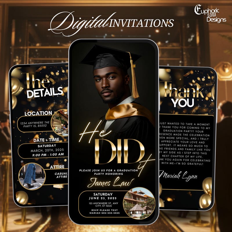 College Graduation Invitations - Etsy