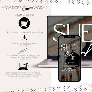 Graduation Video Invitation, Animated Grad Announcement, Digital ...