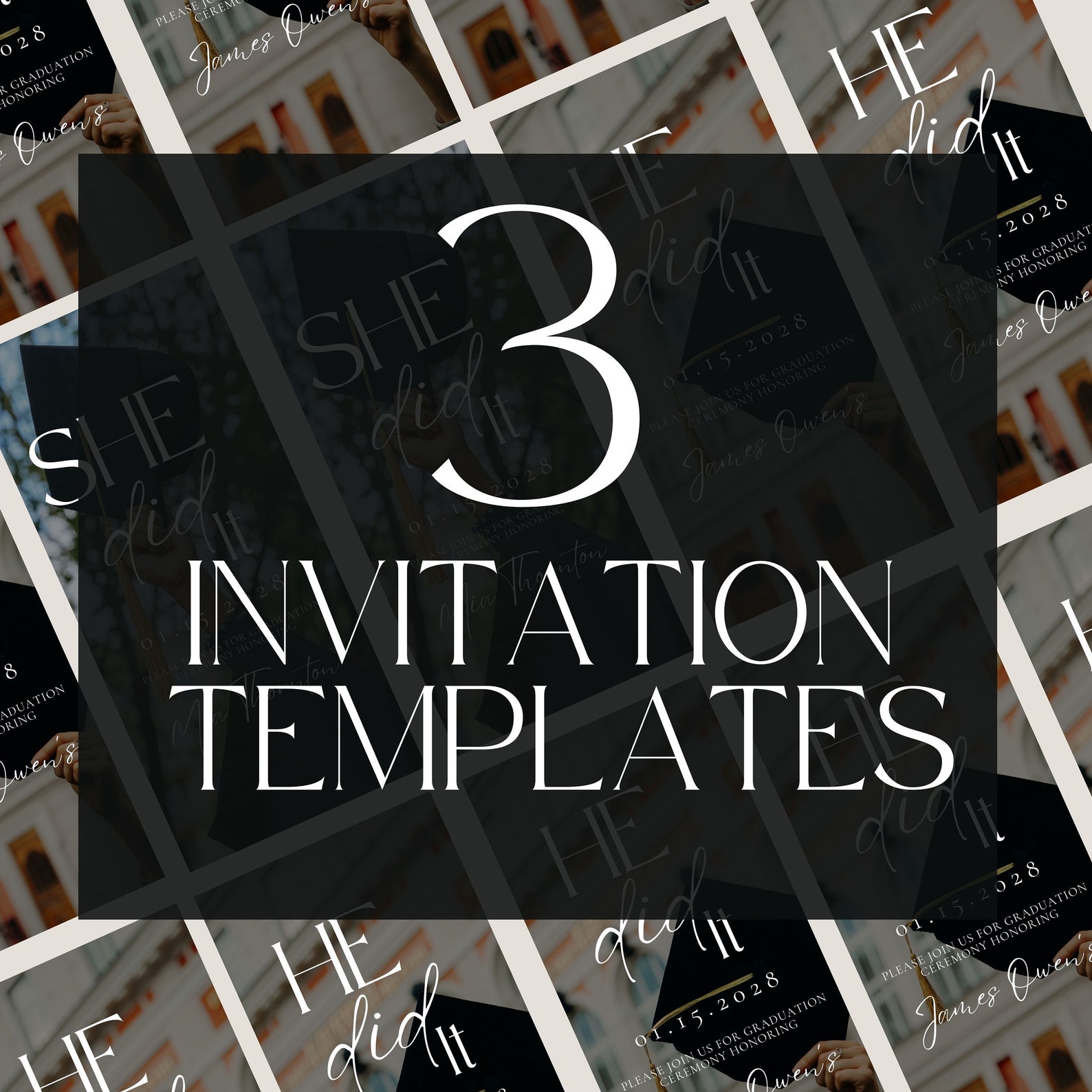 Graduation Video Invitation, Animated Grad Announcement, Graduation ...