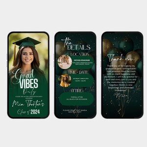 Graduation Party Invitation, Grad Announcement, High School, College ...
