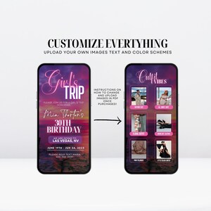 Girls Trip Itinerary, Itinerary Template, Travel Itineray, Birthday ...