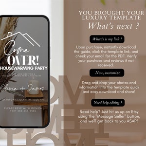 Housewarming Invite, Digital House Warming Invitation, New Home ...
