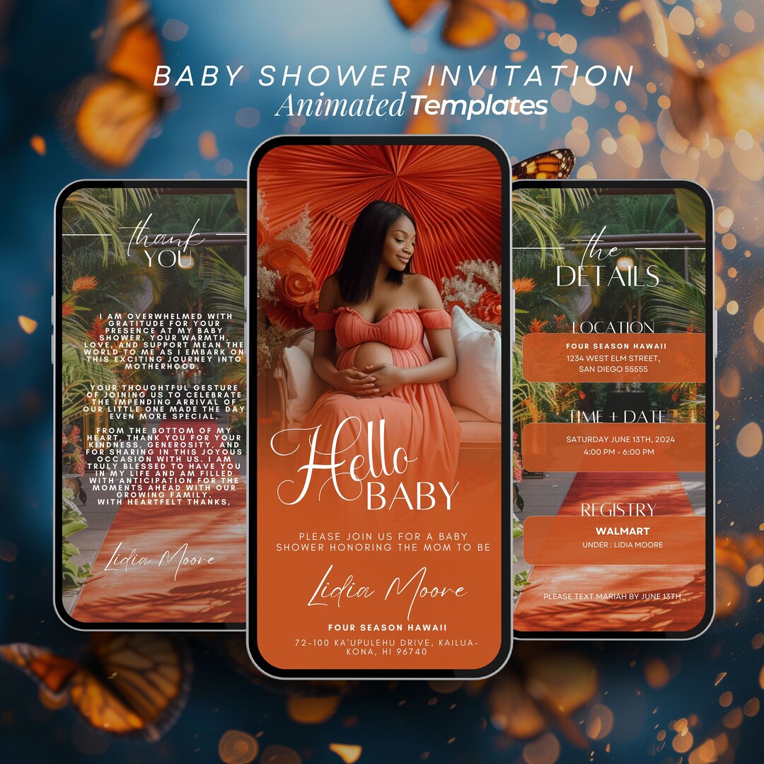 Boho Baby Shower Invitation, Pampas Baby Shower Invitation Floral Boho ...