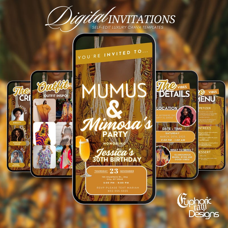 Template for Momo Party - Etsy