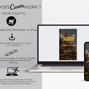 Farewell Party Invitation, Digital Farewell Invite, Going Away Party ...