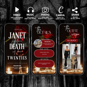 Digital Gothic Death to My 20s Birthday, Birthday Itinerary, Funeral to ...