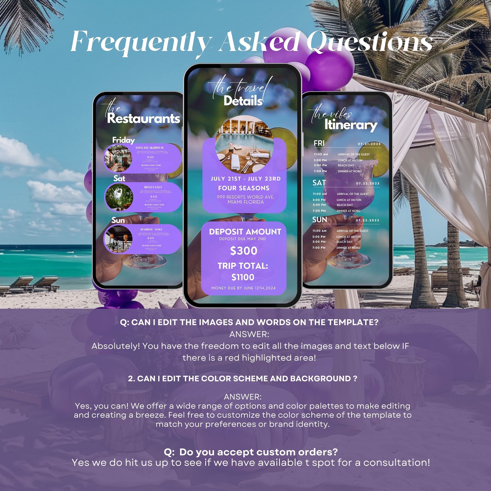 Girls Weekend Trip Invitation, Getaway Trip, Animated Digital, Birthday ...