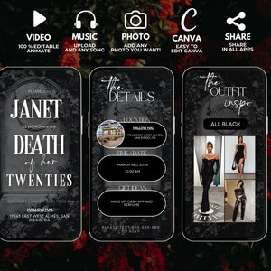 Digital Gothic Death to My 20s Birthday, Birthday Itinerary, Funeral to ...