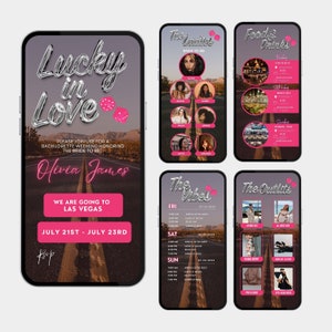 Bachelorette Las Vegas Itinerary, Girl's Trip, Weekend Getaway Schedule ...
