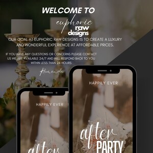 Wedding After Party Electronic Invite With Photo, Happily Ever After ...