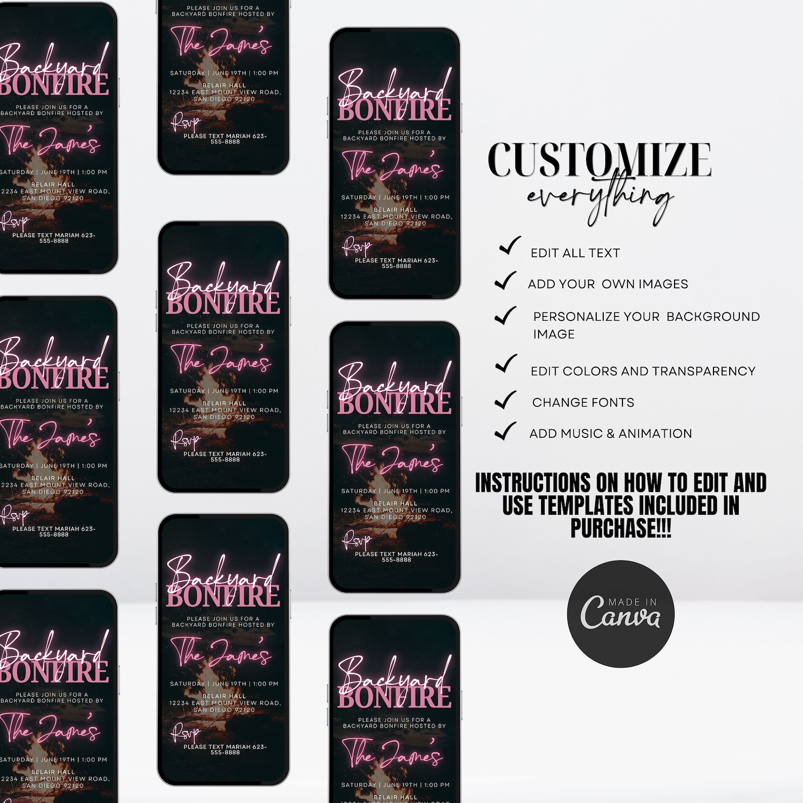 Bonfire Backyard Party, Backyard Bbq, Bonfire Birthday Party, Pink and ...