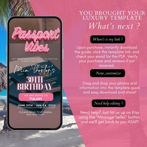 Girl's Trip for Birthday Weekend, Digital Travel Itinerary, Packing ...