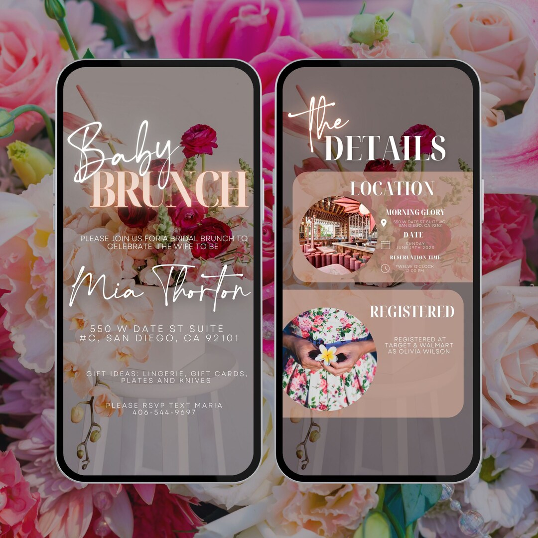 Baby Brunch Invitation, Baby Shower Invite Baby Brunch, Brunch Baby ...