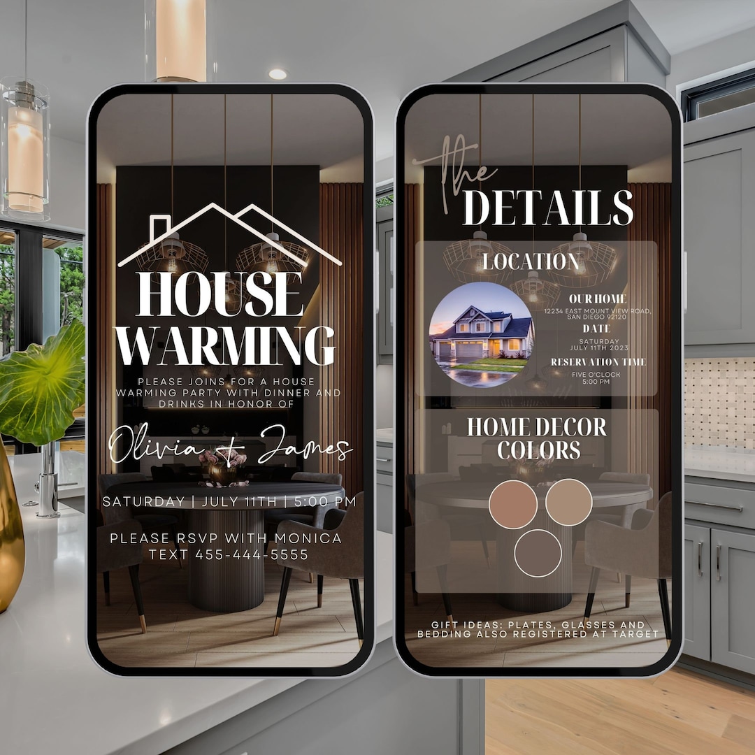 House Warming Invitation, New Home Invite, Housewarming Invite, House ...