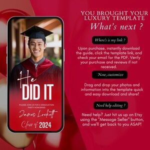 Class of 2025 Graduation Invites, Grad Announcement, High School ...
