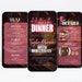 Digital Hibachi Invitation, Birthday Dinner Invite, Japanese Restaurant ...