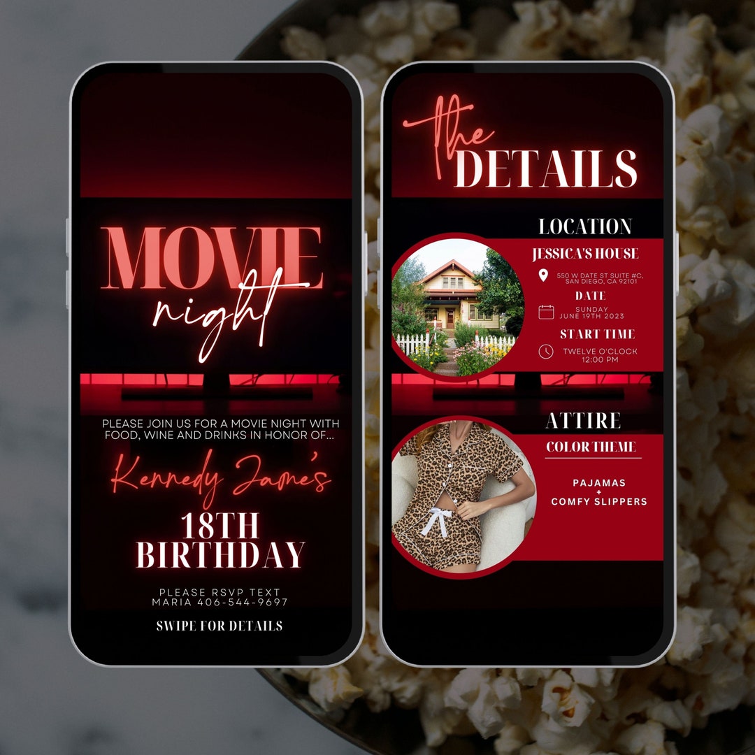 Digital Adult Pajama Party Invitation, Adult Slumber Party, Girl's ...