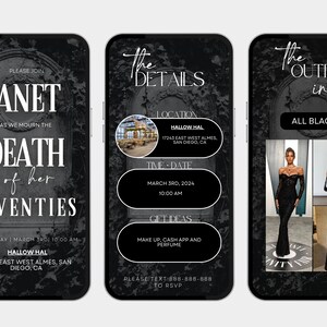 Digital Gothic Death to My 20s Birthday, Birthday Itinerary, Funeral to ...