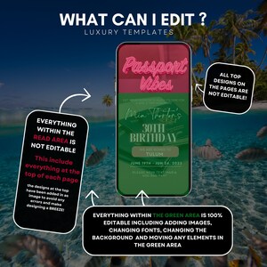 Girl's Trip for Birthday Weekend, Digital Travel Itinerary, Packing ...