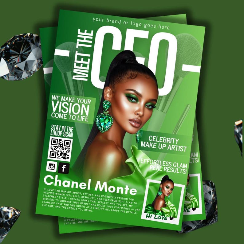Meet the CEO Flyer Template, DIY Small Business Owner Canva Post ...