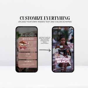 Animated Brunch Invite, Video Flyer, Birthday Brunch Invitation, Brunch ...