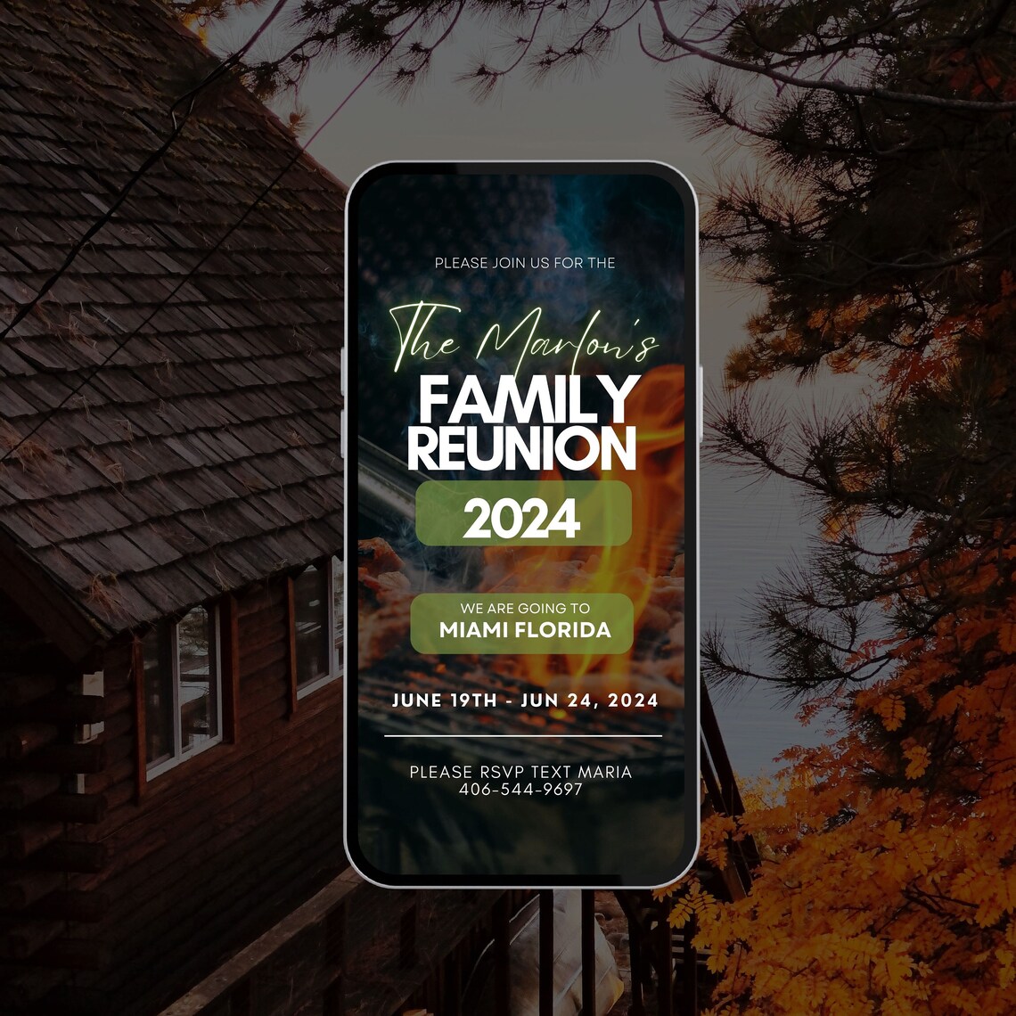 Digital Family Reunion Itinerary, Family Tree Template, High School ...