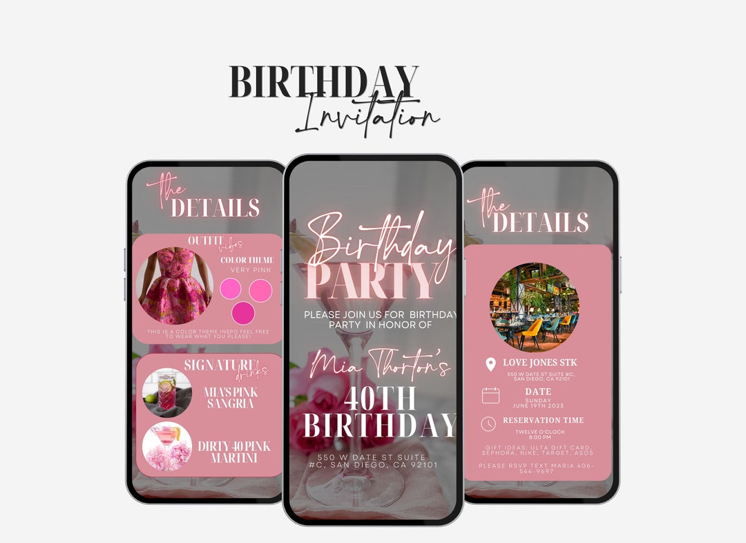 Brunch Flyer Invite, Digital Birthday Brunch Invitation, Brunch Menu ...