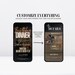 Animated Birthday Dinner Invitation: Editable Canva Video (digital) - Etsy