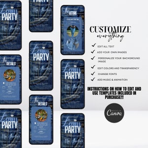 Denim Invitation, Denim Birthday Invitation, Denim Invitation, Denim ...