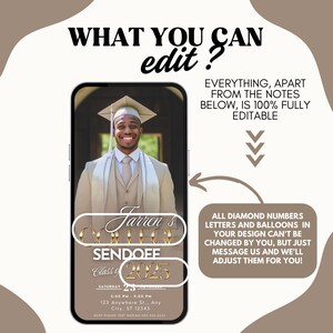 Graduation College Send off Invitation, Tantrunk Party Invite, High ...