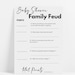 Baby Shower Coed Games, Family Feud Game , Baby Shower Games Trivia ...
