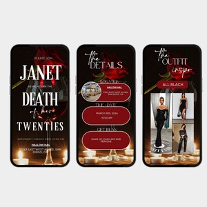 Digital Gothic Death to My 20s Birthday, Birthday Itinerary, Funeral to ...