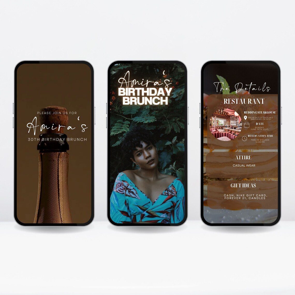 Animated Brunch Invite, Video Flyer, Birthday Brunch Invitation, Brunch ...