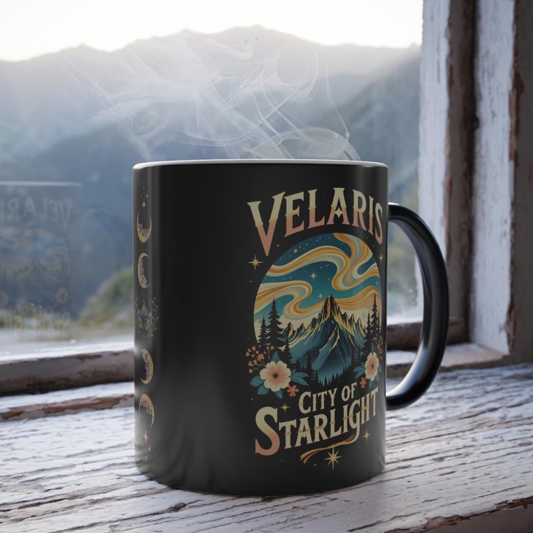Velaris City of Starlight Color Morphing Mug, 11oz, Perfect for ACOTAR ...