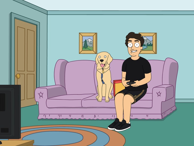 Custom Family Guy Portrait, Griffin Couple Portraits, Personalized ...