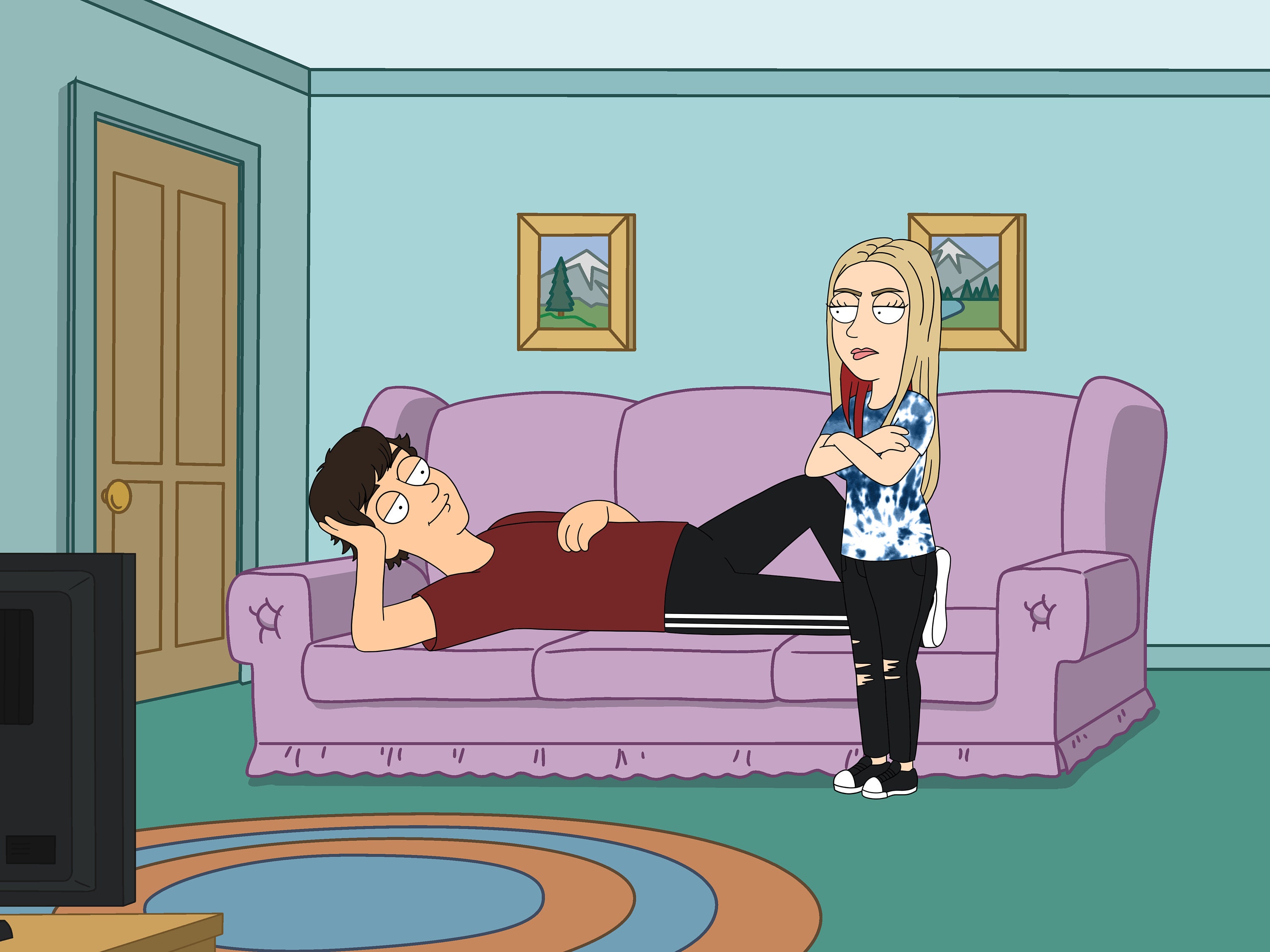 Custom Family Guy Portrait, Griffin Couple Portraits, Personalized ...