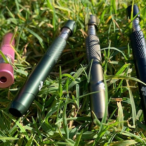 Metal Chillum 4 Pack Cool One Hit Pipe Spring Loaded One - Etsy