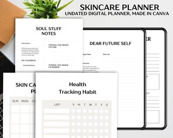 Self-care Planner Printable, Skincare Routine Planner, Skincare Planner ...