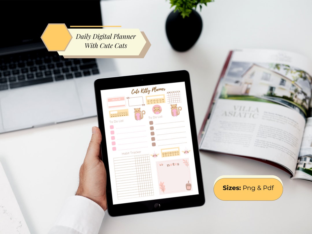 Daily Habit Tracker, Printable Tracker, Routine Tracker, Habit Planner ...