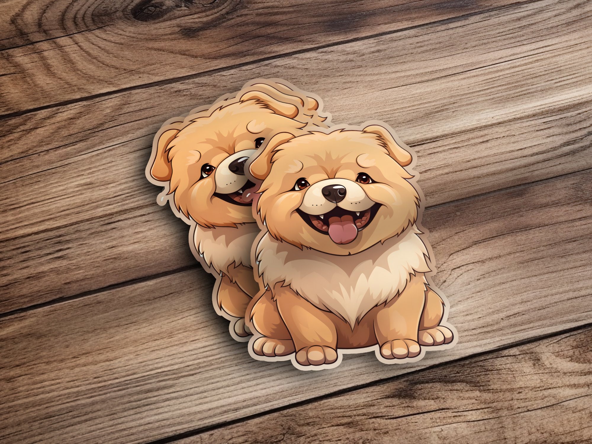 Chow Chow Sticker, Dog Breed Vinyl Decal, Car Decal, Pet Lover Gift ...