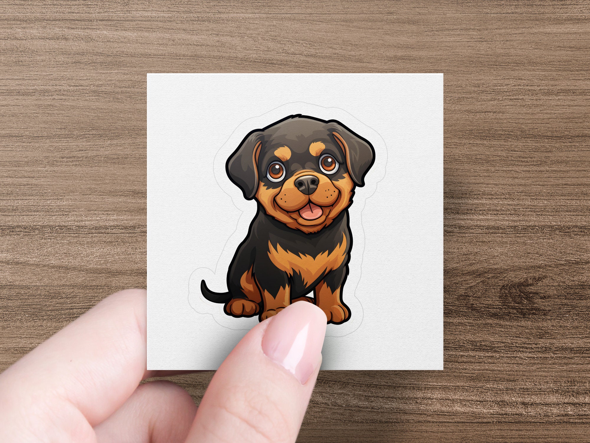 Rottweiler Sticker, Rottweiler Gift, Rottweiler Owner Sticker, Dog ...