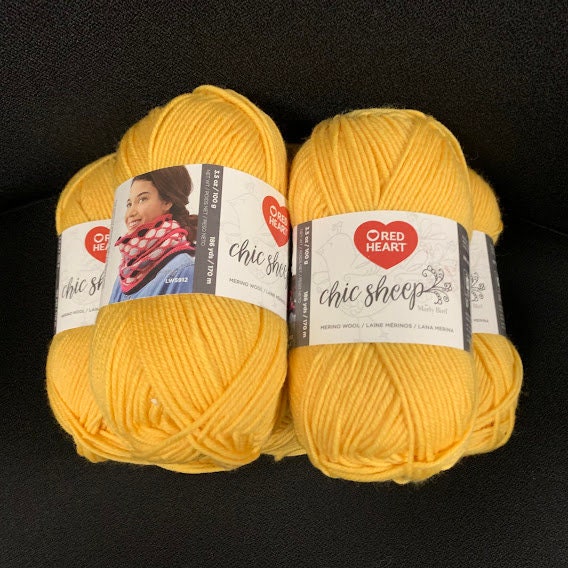 Red Heart Chic Sheep Merino Wool Several Colors Please Read Quantities ...