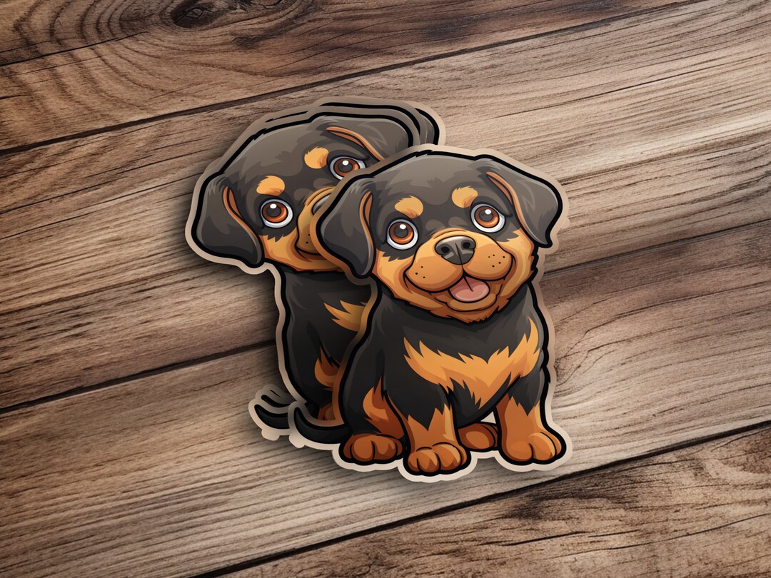 Rottweiler Sticker, Rottweiler Gift, Rottweiler Owner Sticker, Dog ...