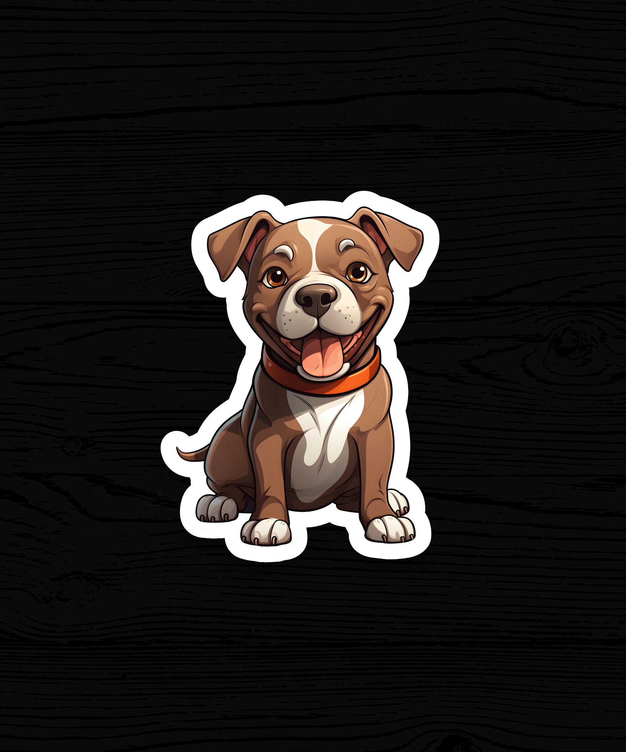 Pitbull Sticker, Pit Bull Gift, Pitbull Gift, Pit Bull Stickers, Dog ...